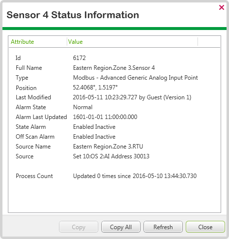 ViewX and Virtual ViewX Clients Guide - View a Status Display (Status Displays)